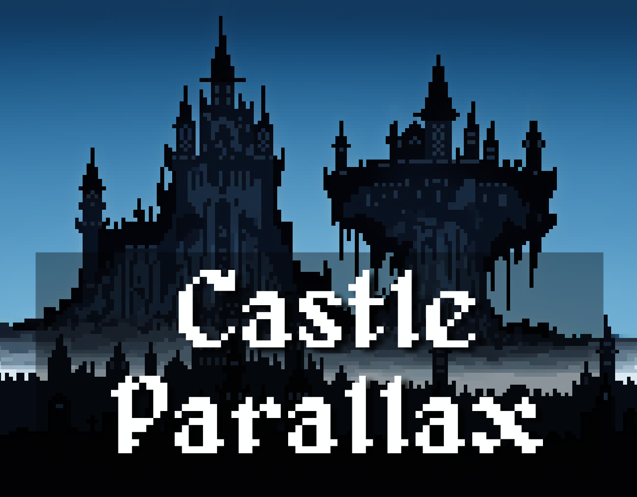 Pixel Art Parallax Backgrounds: Dark Castle Dungeon - Pixel Art Sprite ...