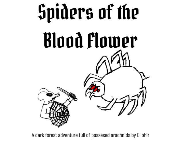 Spiders of the Blood Flower by ellohir