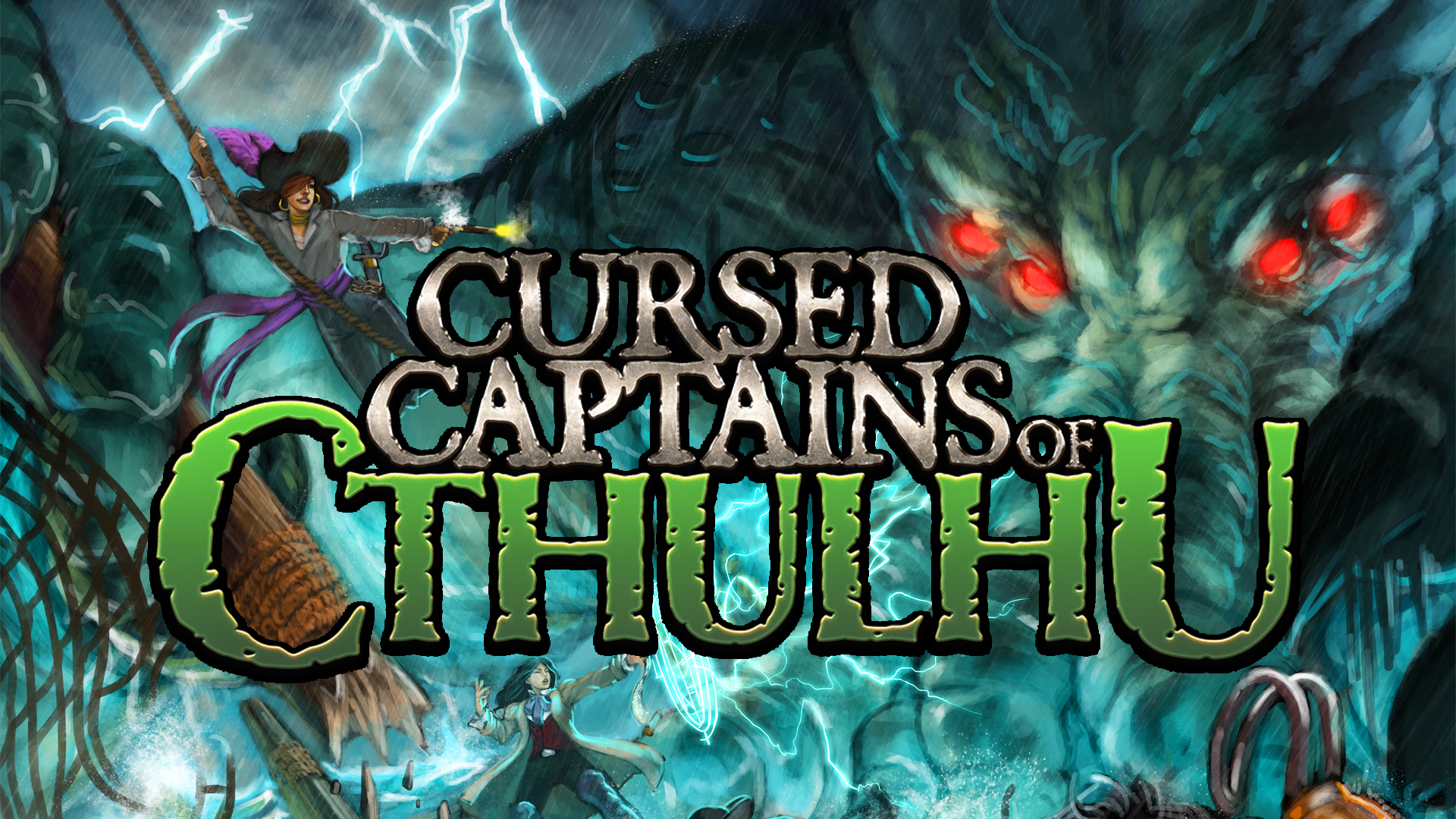 Cursed Captains of Cthulhu Core Rulebook by Black Cats Gaming