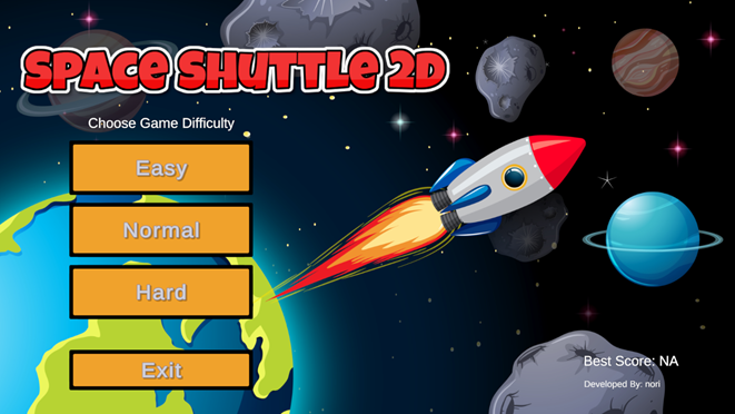 Space Shuttle 2D by nori0aw