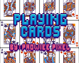 Pixel Playing Cards [Asset Pack] by paowieepixel