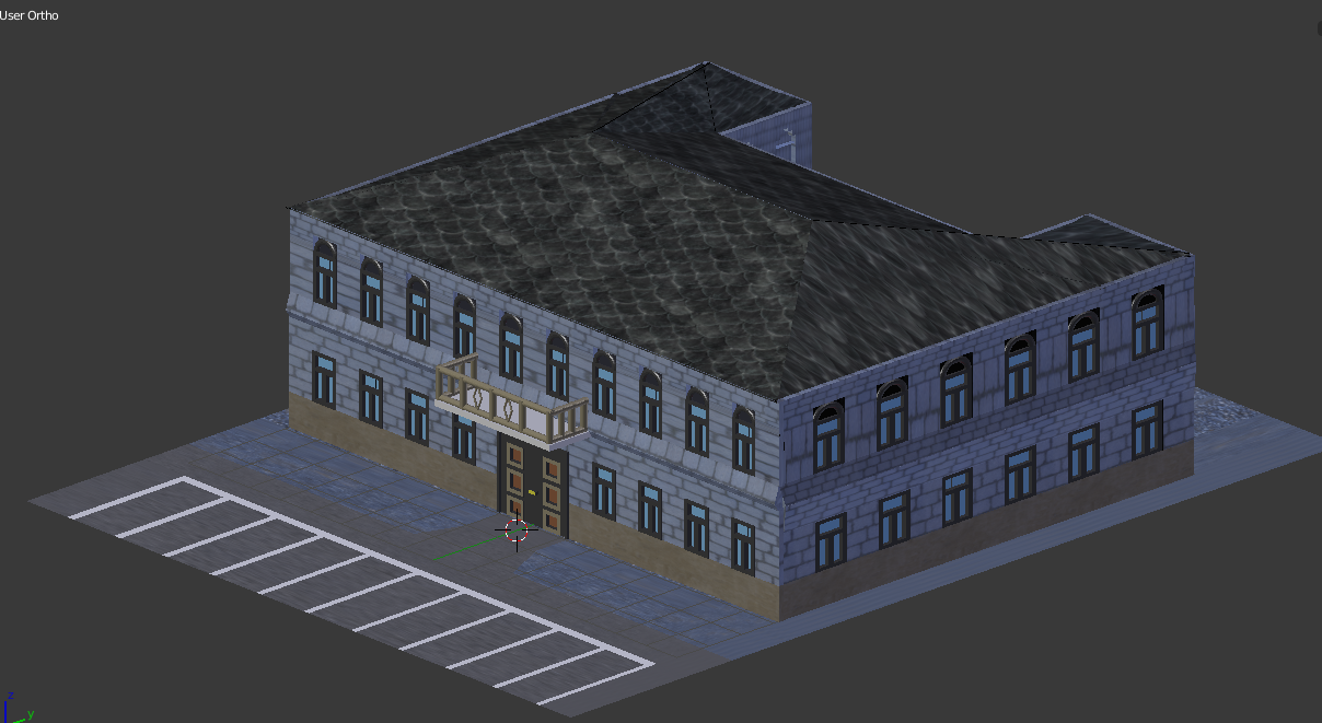 Blender 3D (School model) by Mattas
