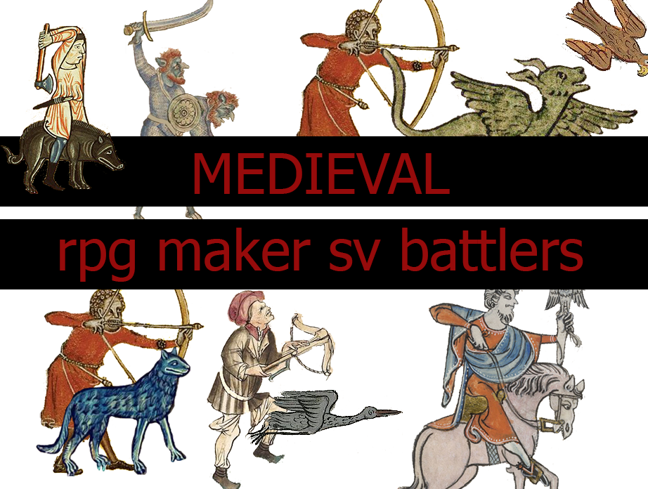 Medieval RPGmaker Battlers by DimosAdonis