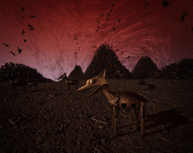 Machine Skeleton 3D Asset by Keeya