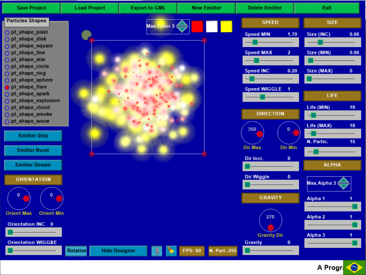 Particulum Particle Editor by XCreator Minigames