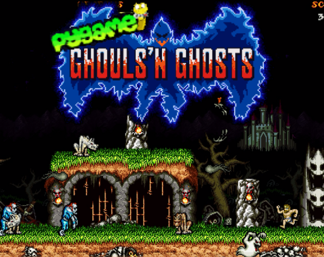 Pygame Ghouls 'N Ghosts by NAZUMA