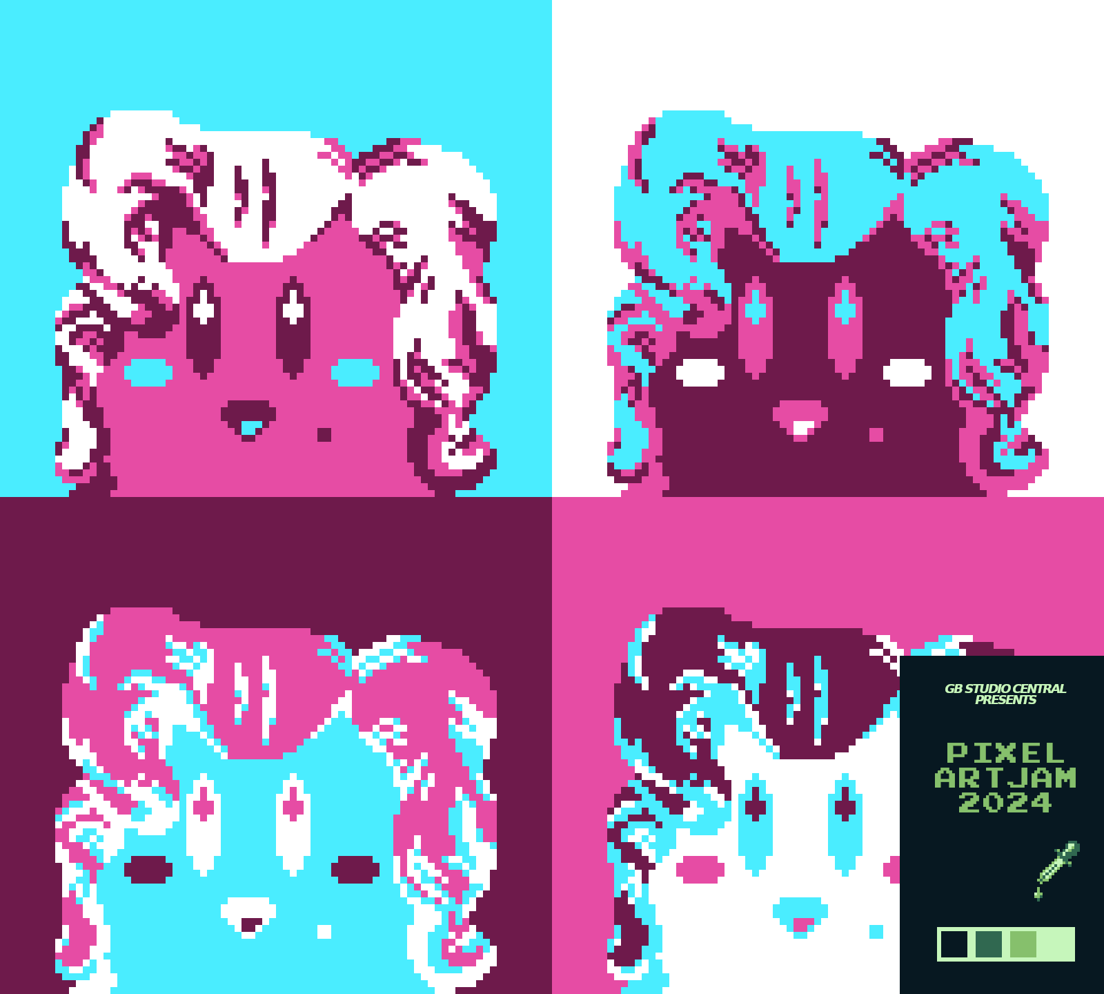 Marilyn Monpoyo by rstups for GB Pixel Art Jam 2024 - itch.io