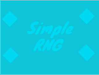 Simple RNG by like_noob