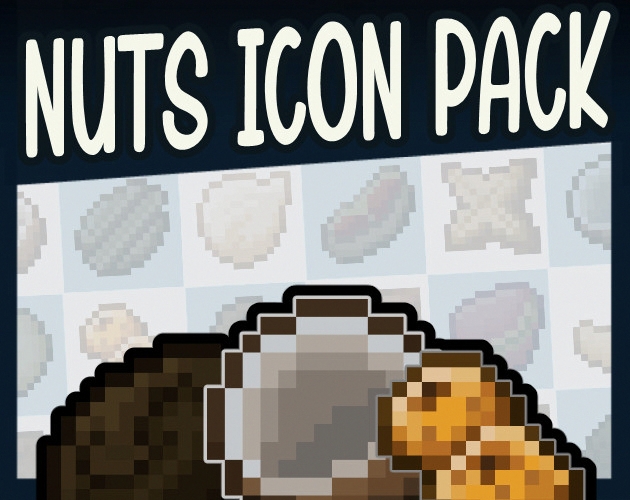 Nutty Pixel Icon Tileset [16x16 + 18x18] by Nnekart