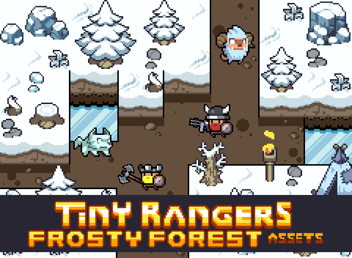 Tiny Rangers : Frosty Forest Assets by Alb_pixel Store