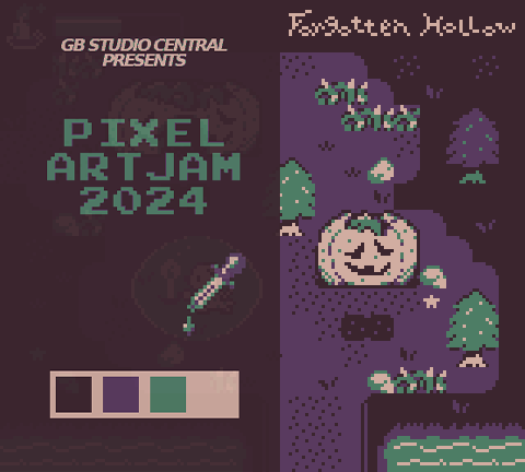 Forgotten Hollow - GB Pixel Art Jam 2024 by puppytchi for GB Pixel Art ...