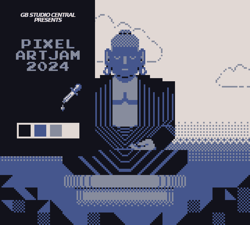 GB Pixel Art Jam 2024 - Submission by Ballistic_Inc