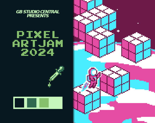 Pixel Art Jam 2024 by bitbitbitmusic