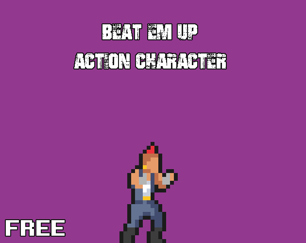 2D PLATFORMER BEAT-EM-UP ACTION ENEMY by AvidGame