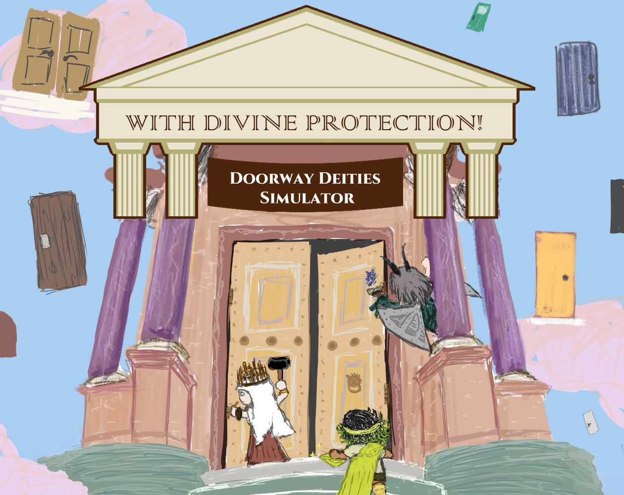 WITH DIVINE PROTECTION! Doorway Deities Simulator by Gaming Variety ...