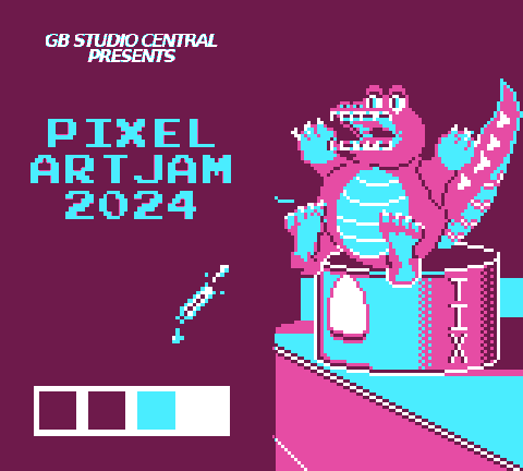 GB Studio Pixel Art Jam 2024 - Slow Season by ChinchillaRage