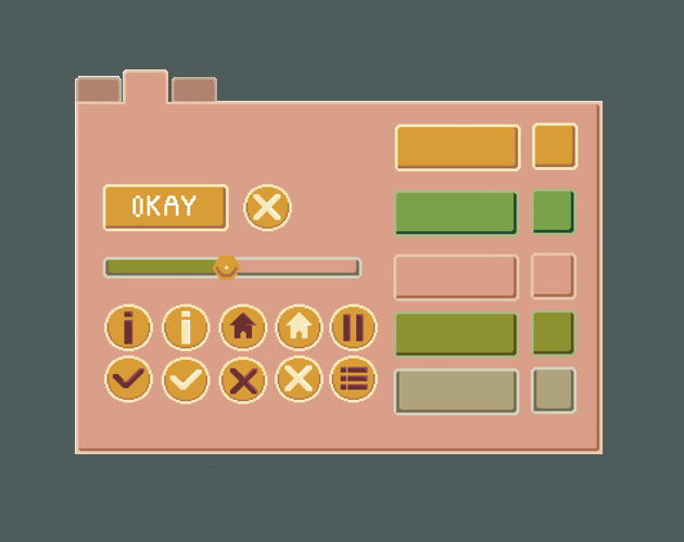 UI Asset Pack by Kate Siling