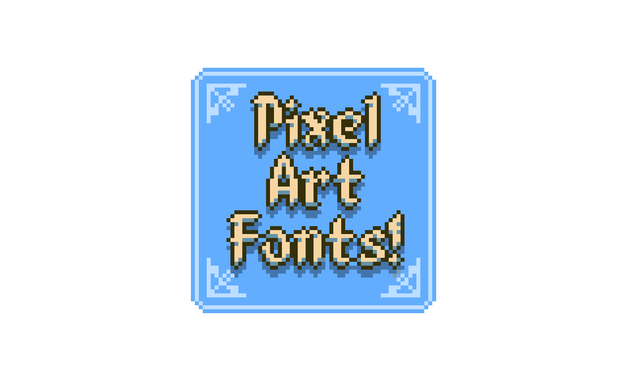 Pixel Art Fonts by dadako
