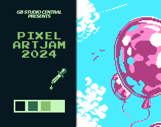 Color Inflation - GB Pixel Art Jam 2024 - vezemo by vezemo