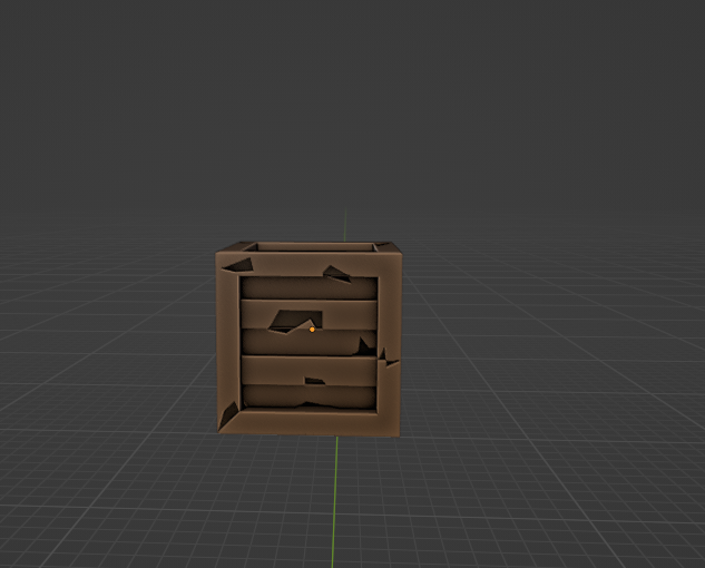 3D Low Poly Broken Crate by Killer GameDev