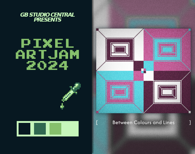【GB Pixel Art Jam 2024】Between Colours and Lines by Fafau06 for GB Pixel Art Jam 2024 - itch.io