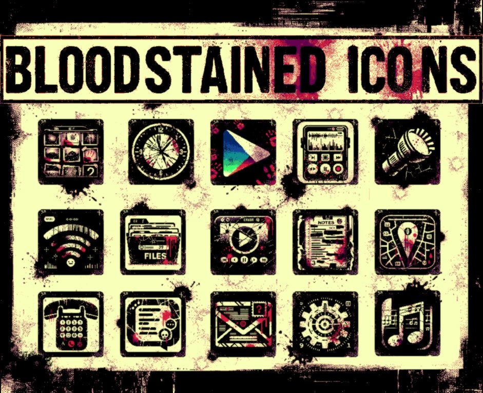 Bloodstained Pixel Art Icons by Surfraphael