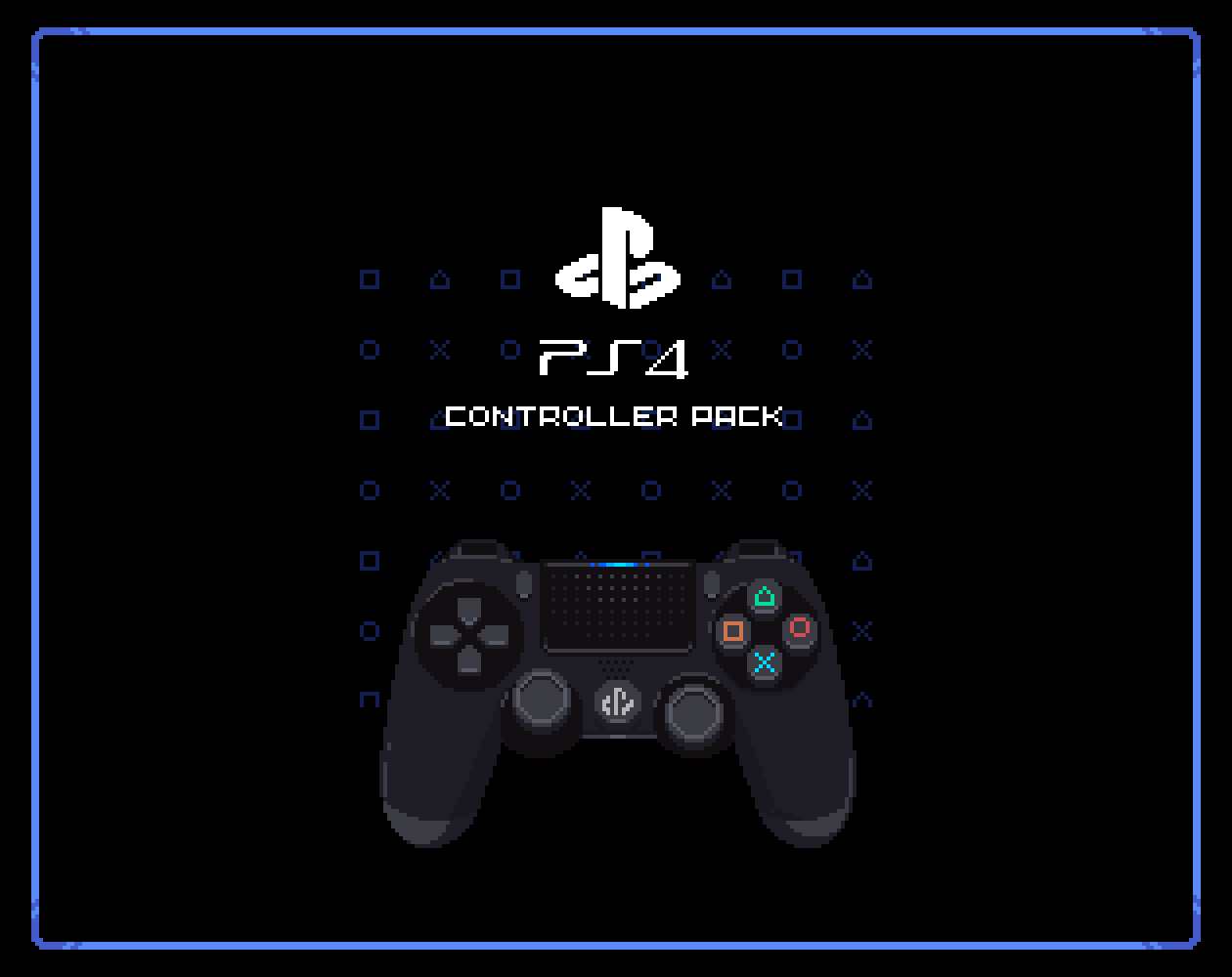 Pixel PS4 Controller Pack by Dead Revolver