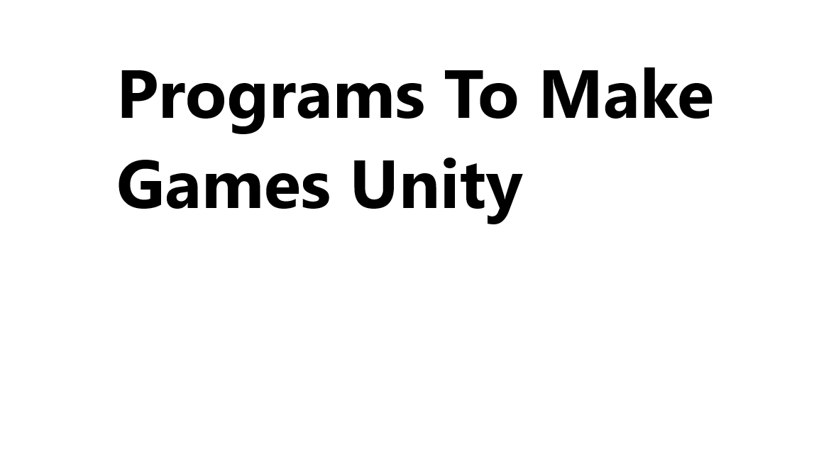 Games Unity To Make By Stickman And Friends 2006
