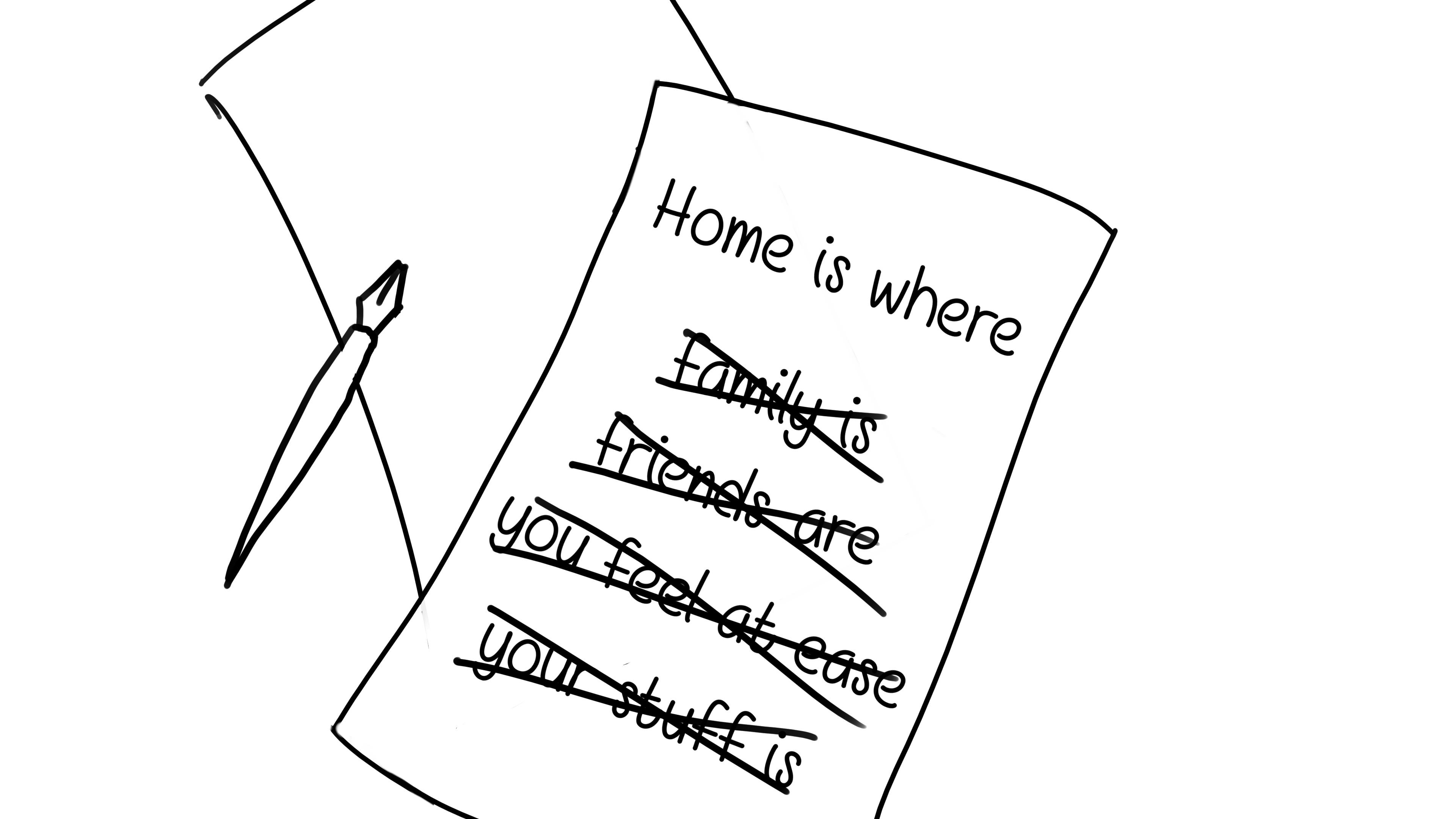 Home is where X by Jan Marcano