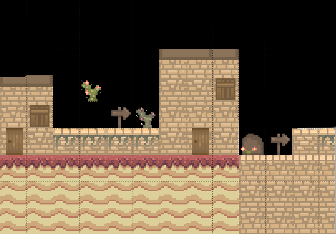 free Sand side scroller set 16x16 by kuro30