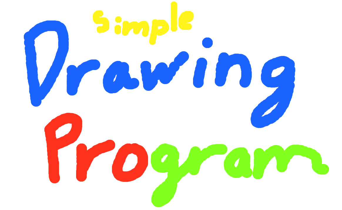 Simple drawing program by Markus Luik