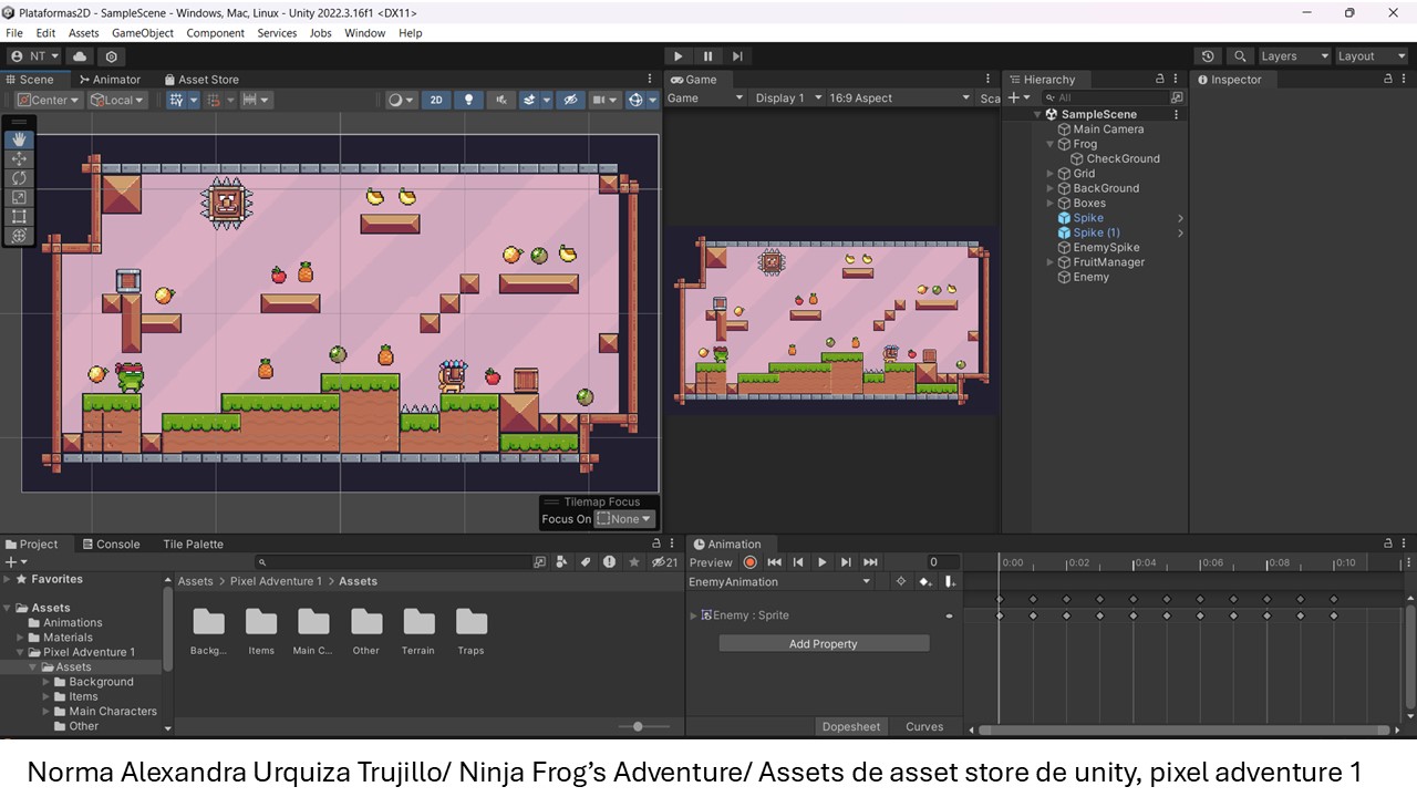 Ninja Frog's Adventure by NormaUrquiza
