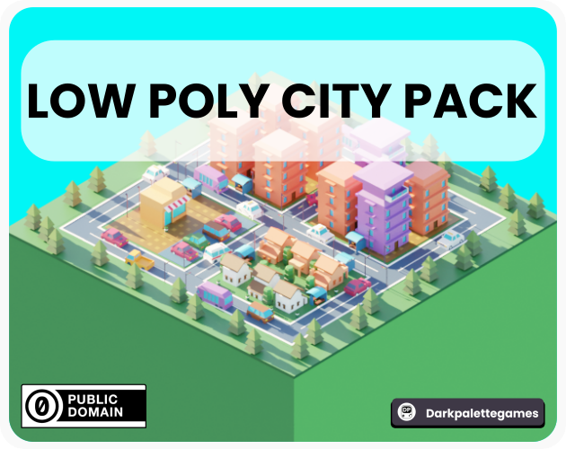 LOW-POLY CITY PACK by DARK_PALETTE