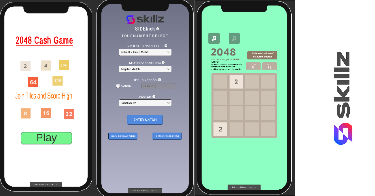 2048 skillz game by MezPixels