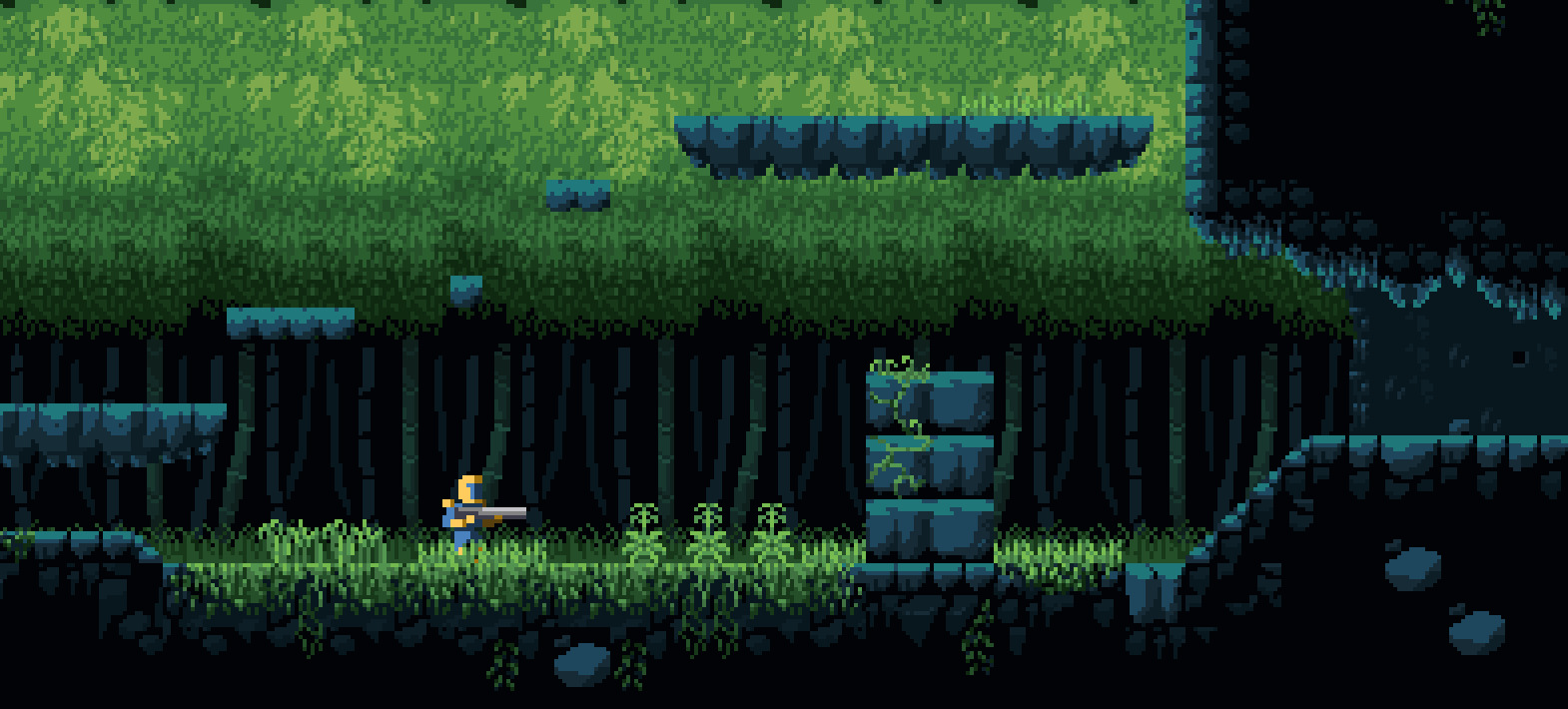 Sci-Fi Platformer Assets by bitknight