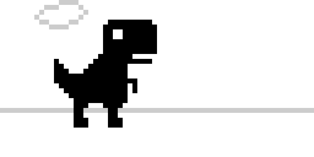 Legendary Chrome Dino by Parth714