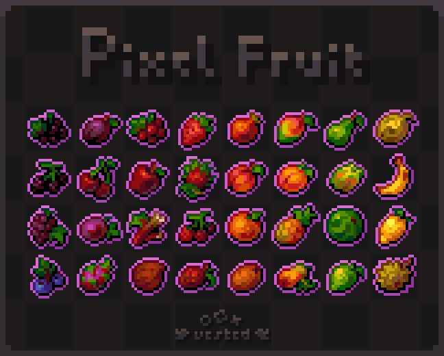 Vested Pixel Fruit by vested