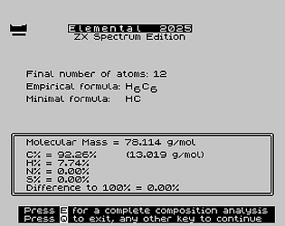 Massimiliano_Arca updated Elemental - ZX Spectrum 2025 edition - itch.io
