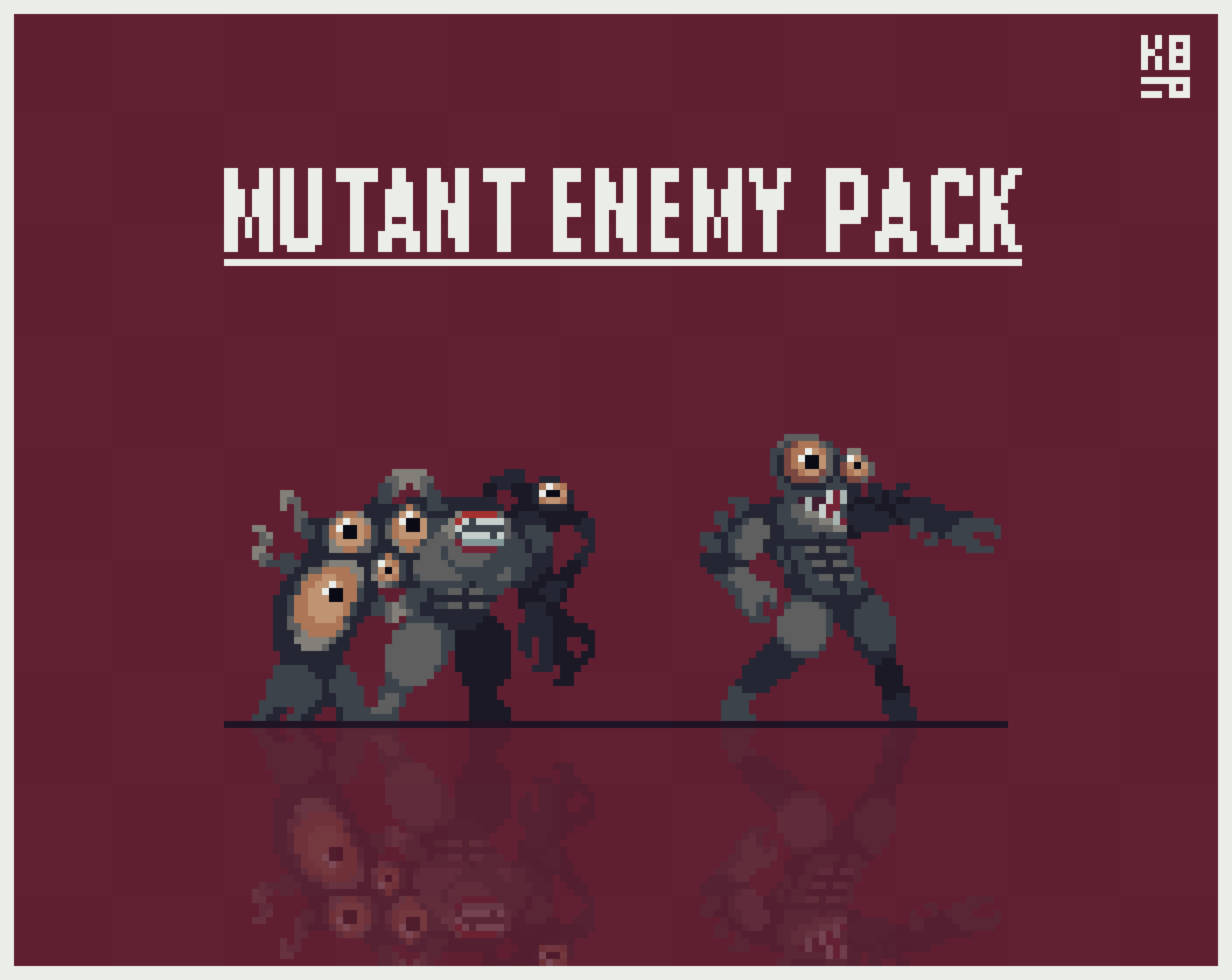 Mutant Enemy Pack by KBPixelArt