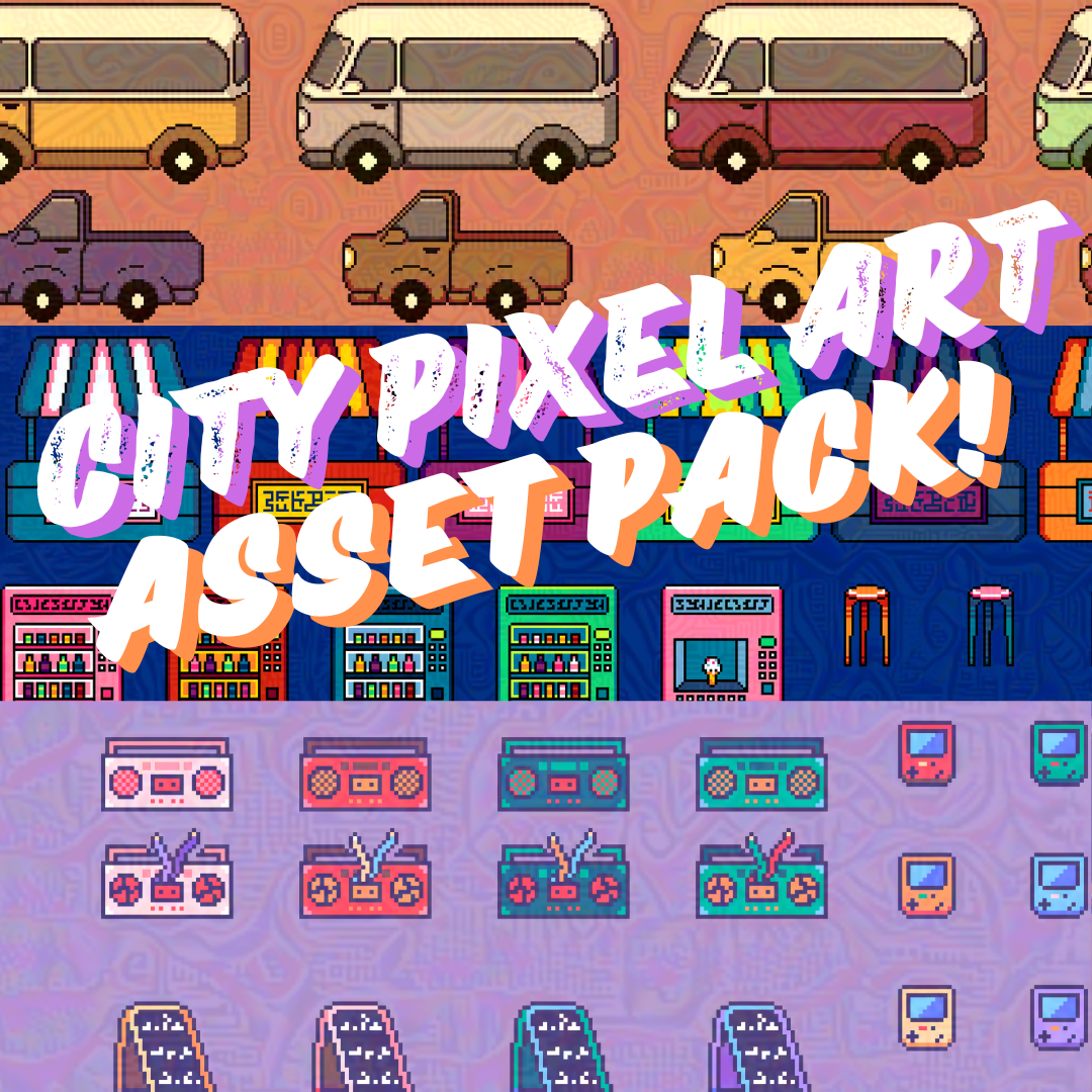 Free City Asset Pack! 3 Different Color Pallets! by witches glitches