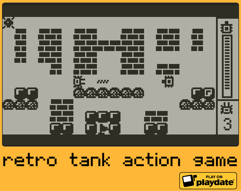 Mini Tank (for Playdate) by retro6502