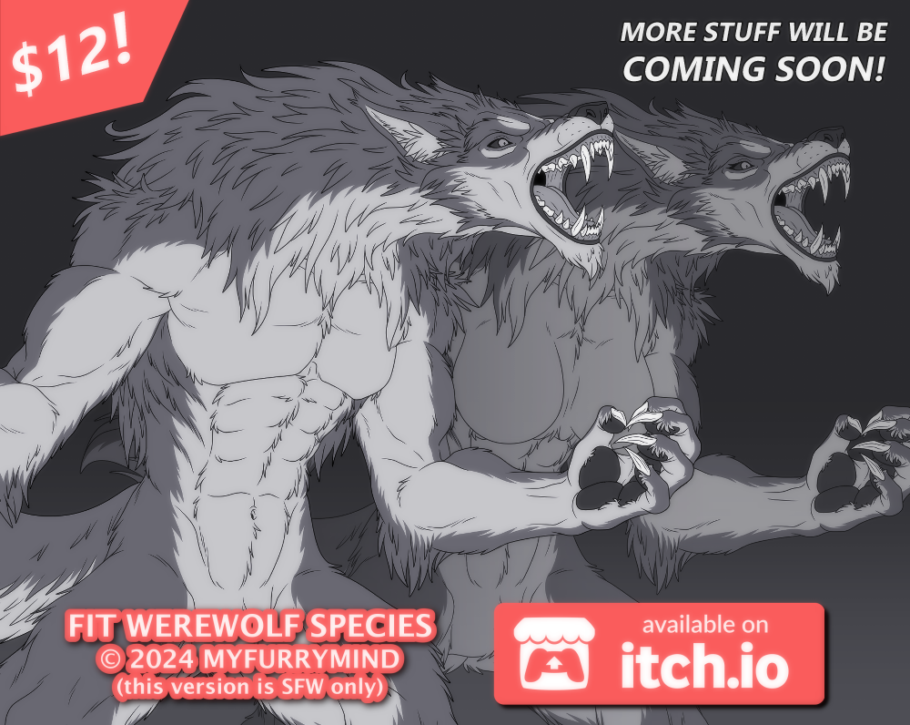 Base: Fit Werewolf Species (SFW) by MyFurryMind