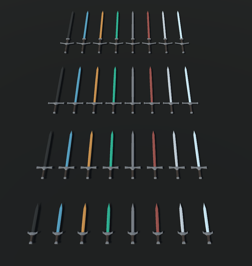 Low Poly Sword Pack by MangoMalarkey