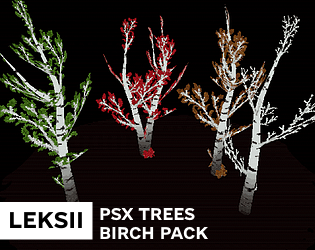 PSX Trees Birch Pack by Leksii