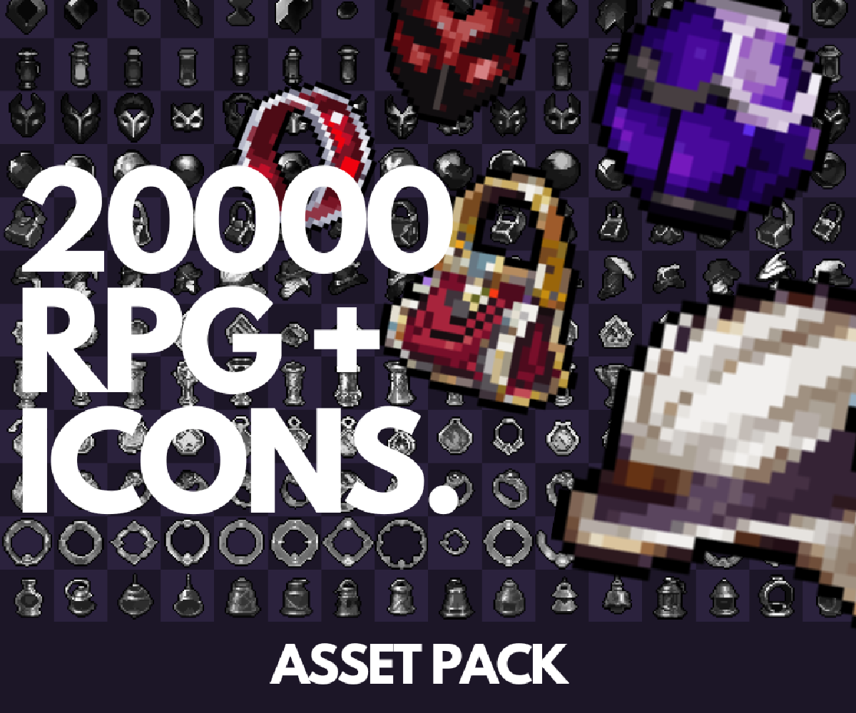 20000 ICONS + RPG. by HoriHoriPixel