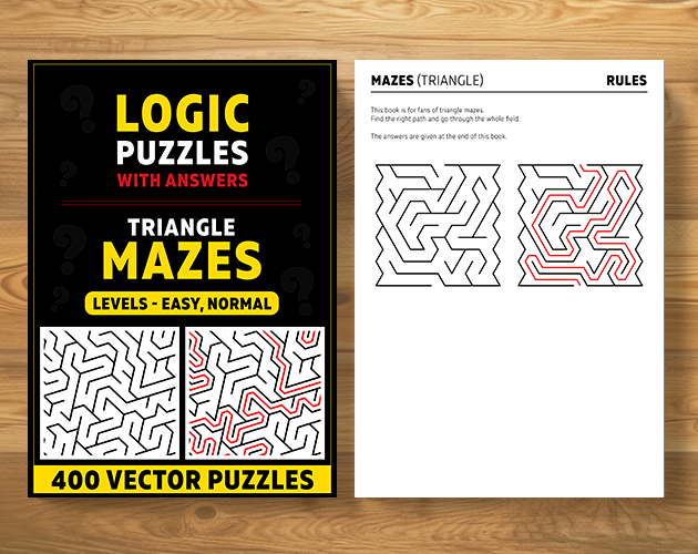 Triangle Mazes - 400 Logic puzzles by cruizrf
