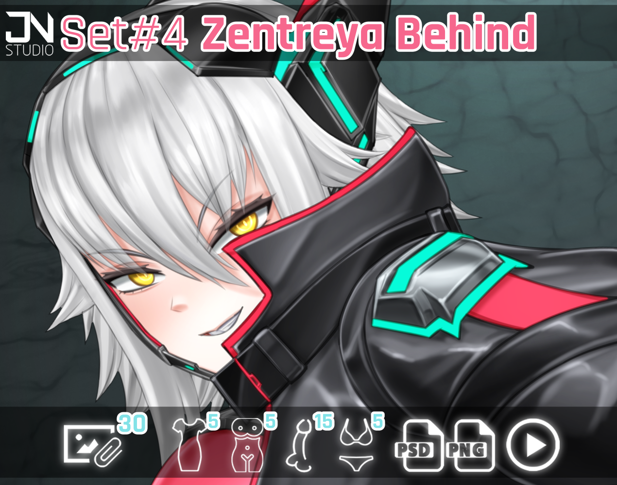 Set#4 Zentreya Butt by Jnstudio