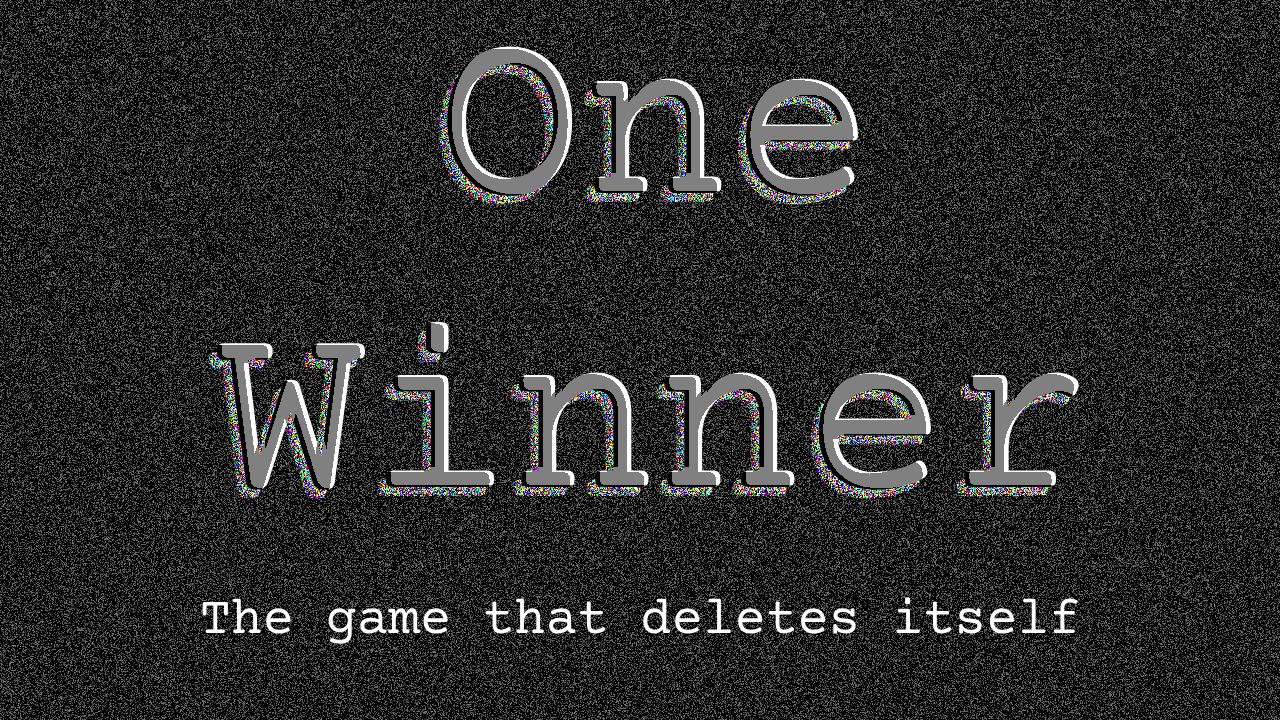 One Winner by Sillygeesegames