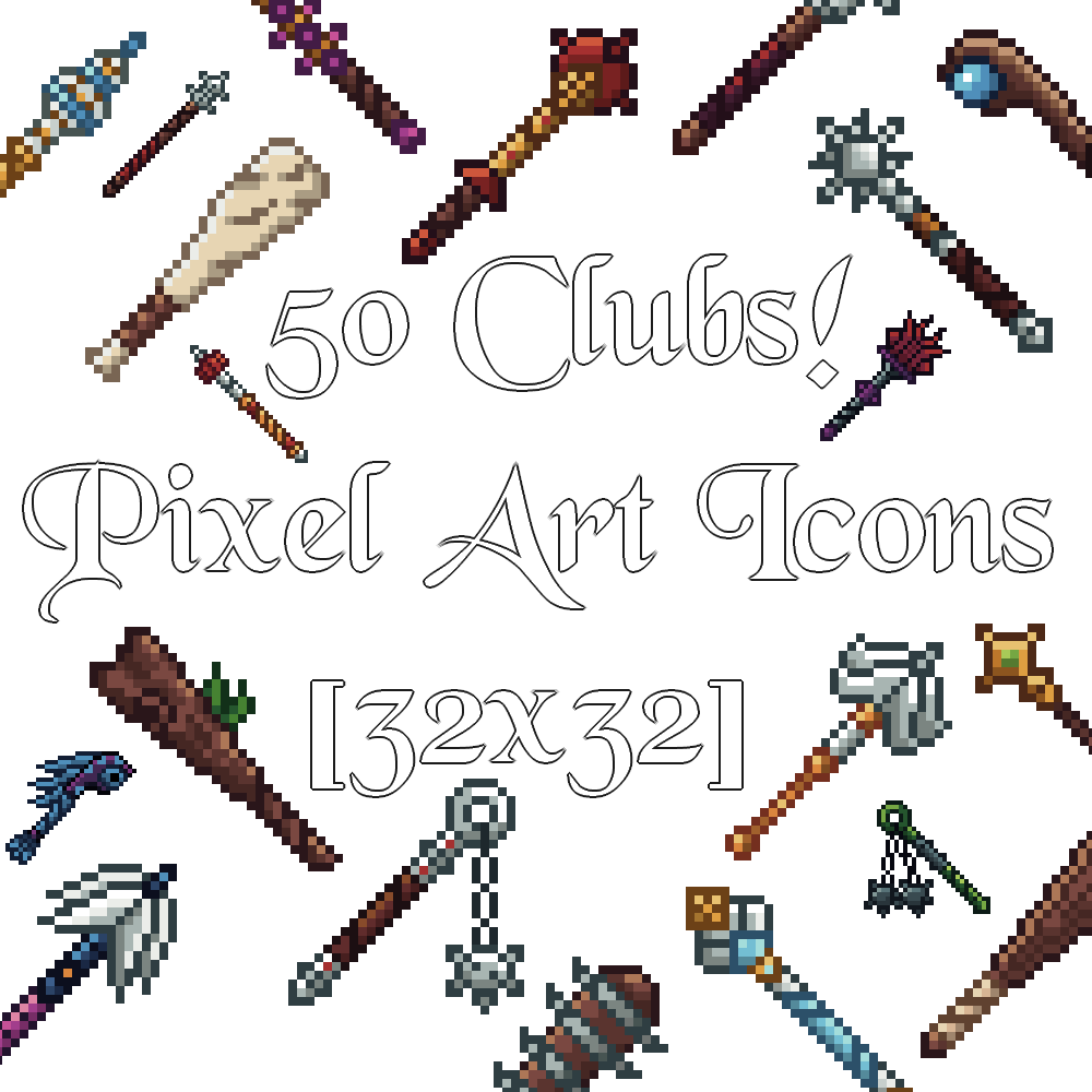 Pixel Art Clubs - Icons by Magicae! Games