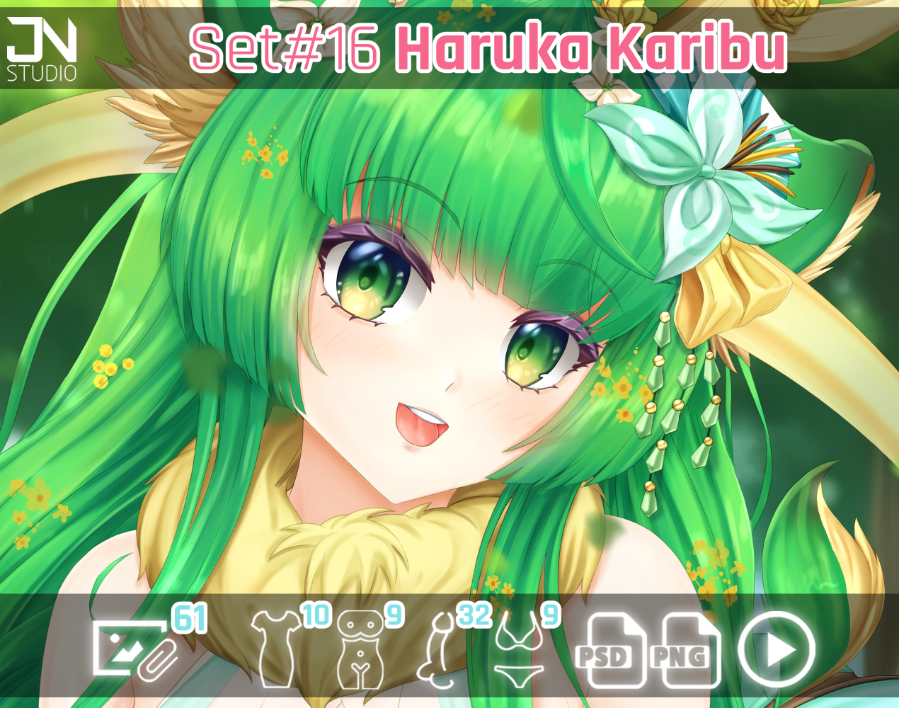 Set#16 Haruka Karibu by Jnstudio